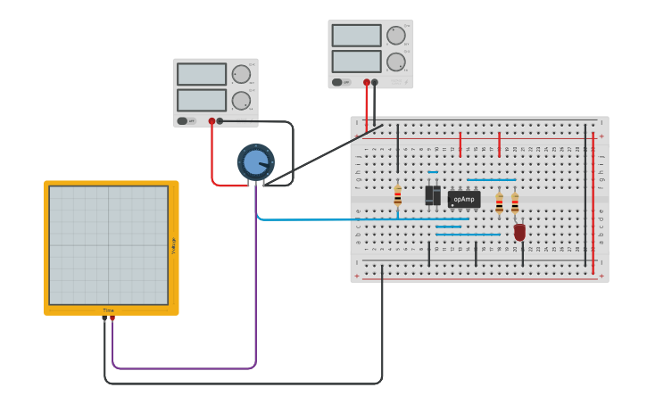 Circuit design Hall-effect Sensor - Tinkercad