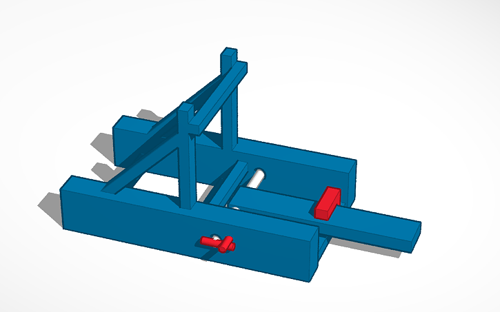 3D design Catapult Blue Print | Tinkercad