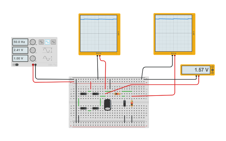 Circuit design Power Supply Circuit | Tinkercad