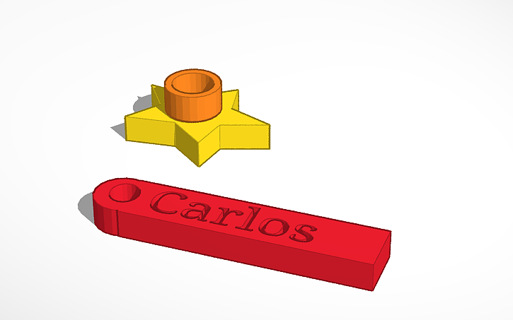 3D design Porta-Chaves - Tinkercad
