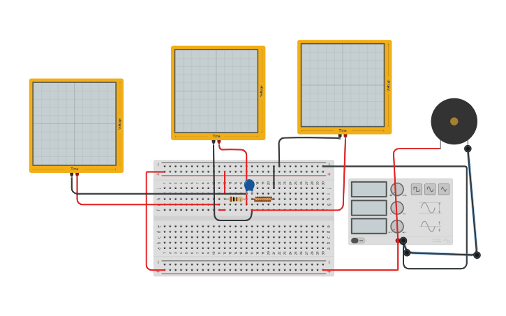 Circuit design วงจร rlc | Tinkercad
