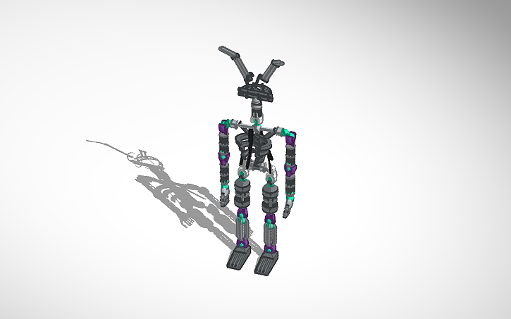 3D design SpringBonnie endoskeleton - Tinkercad