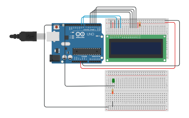 Circuit Design Alarm Clock Tinkercad