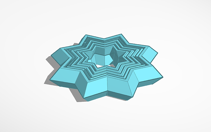 3d Design V1 Fidget Star Tinkercad