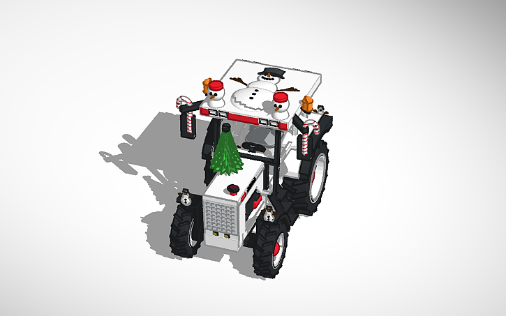 3D design #1 Tractor On Tinkercad - Tinkercad