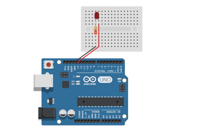 Como Encender Un Led En Arduino Visualino Tinkercad Y