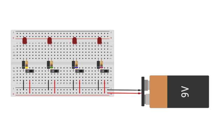 Circuit Design Parallel Connection Tinkercad