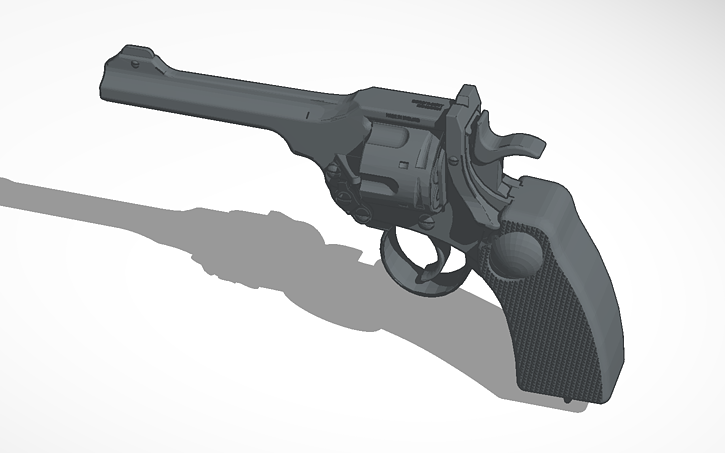3D design Revolver - Tinkercad