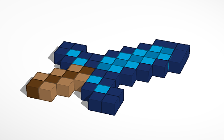 3D design diamond sword | Tinkercad