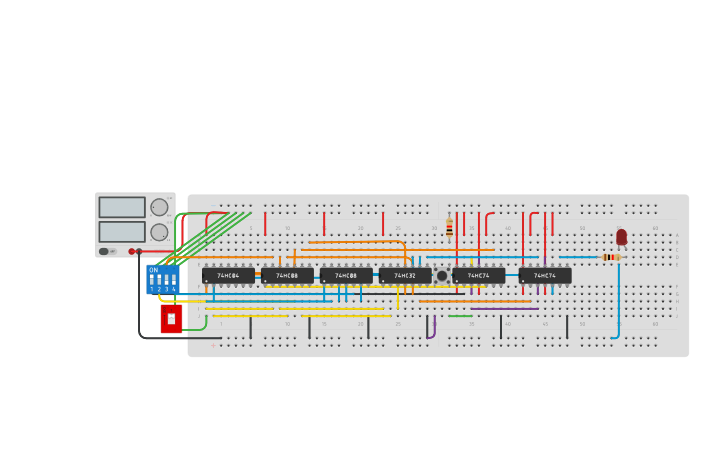 Circuit Design Piso Shift Register Tinkercad