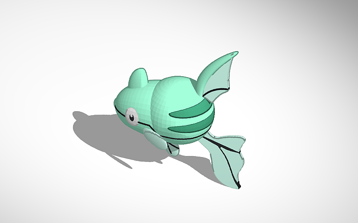 3D design fishy - Tinkercad