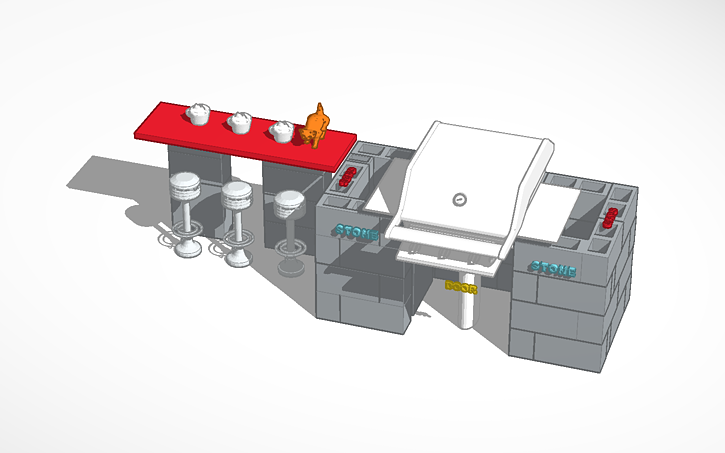 3D design Seager BBQ BAR | Tinkercad