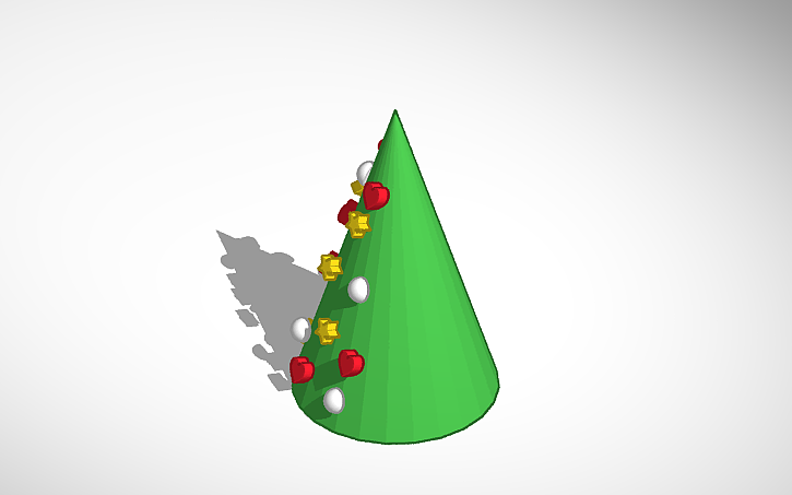 3D design christmas tree | Tinkercad