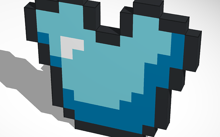 3D design diamond chestplate | Tinkercad