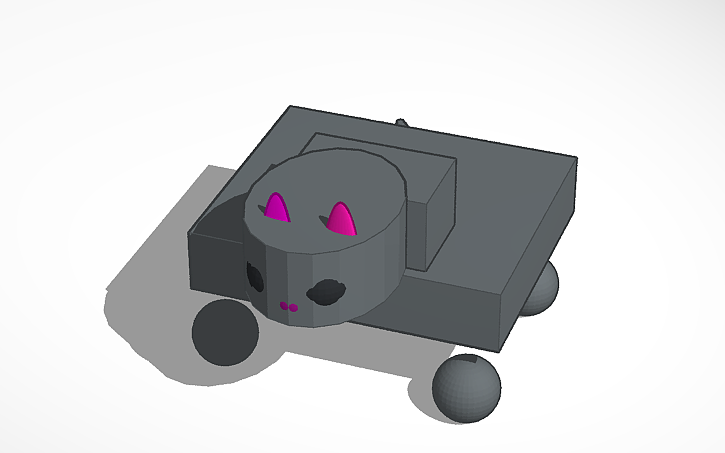 3D design Gray cat Roblox adopt me - Tinkercad