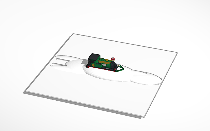 3D design X-Mas Percy the Small Engine (1340 GWR Trojan) | Tinkercad