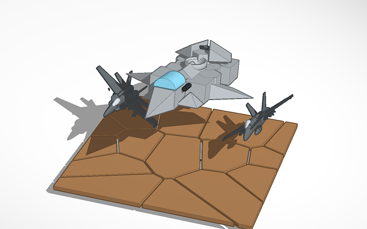 3D design Jet Plane - Tinkercad