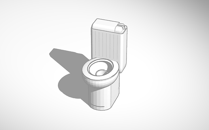3D design Toilets - Tinkercad