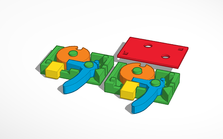 3D design nerf crossbow trigger - Tinkercad