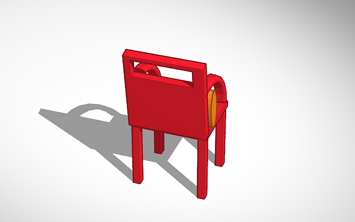 3D design Chair - Tinkercad