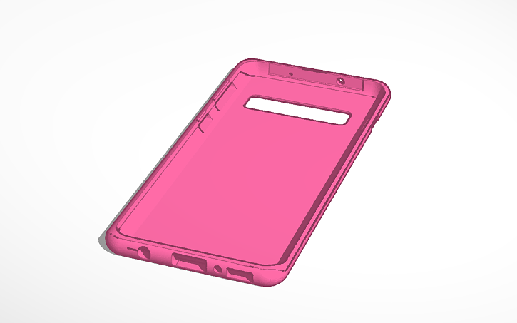 3D design cover samsung s10 - Tinkercad