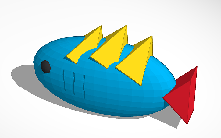 3D design Fish | Tinkercad