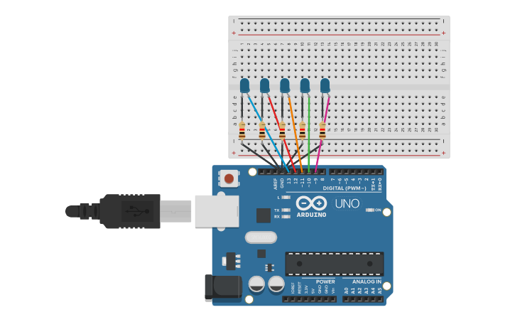 Circuit design Activity 1. Microprocessors - Tinkercad