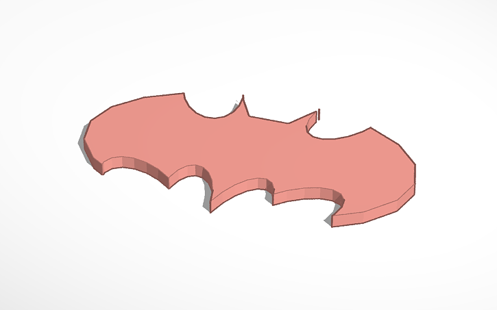3D design Batman Logo | Tinkercad