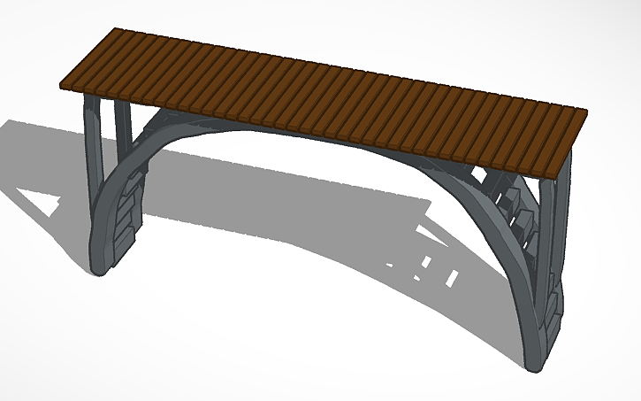 3D design Bridge - Tinkercad