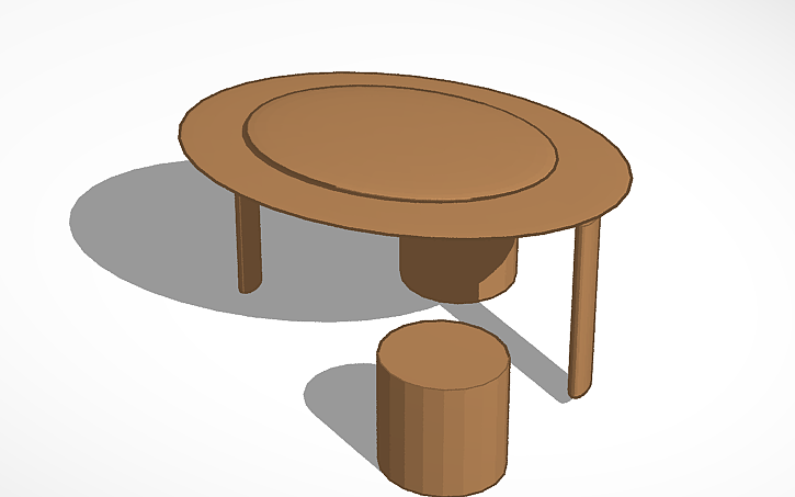 3D design Table - Tinkercad