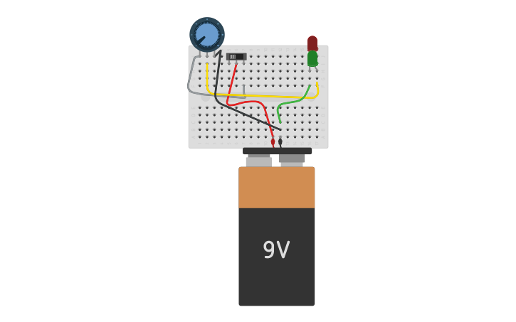 Circuit Design Led Light With Potentiometer Tinkercad