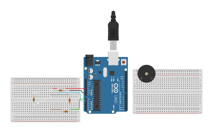 Circuit design muntimeter - Tinkercad