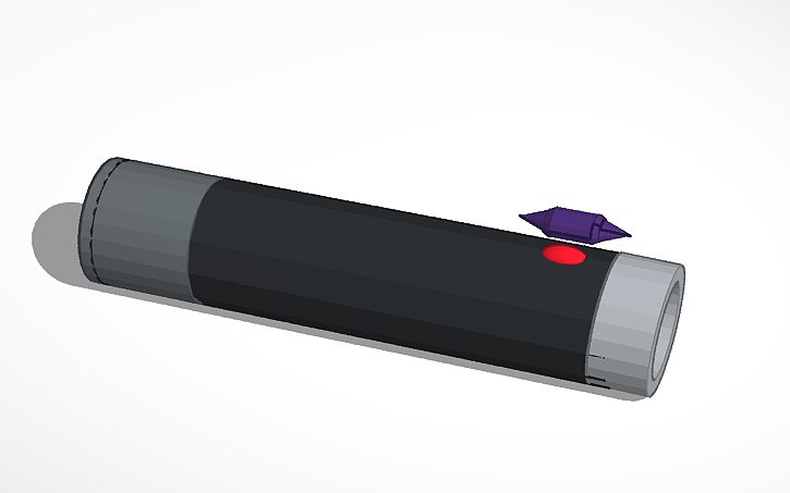 3D design Short LightSaber - Tinkercad
