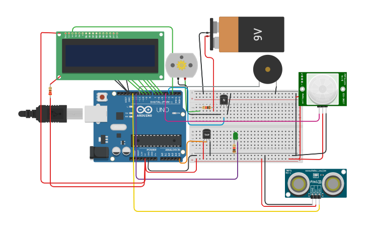 Circuit design Proyecto Final - Tinkercad