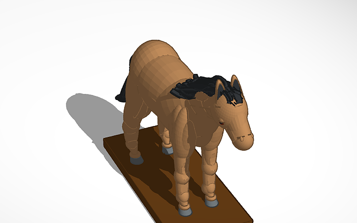 3D design Horse - Tinkercad