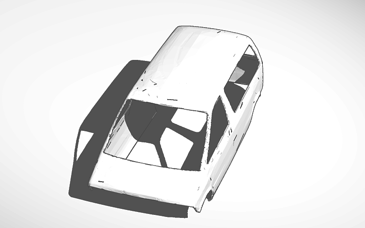 3D design #4LO body car | Tinkercad