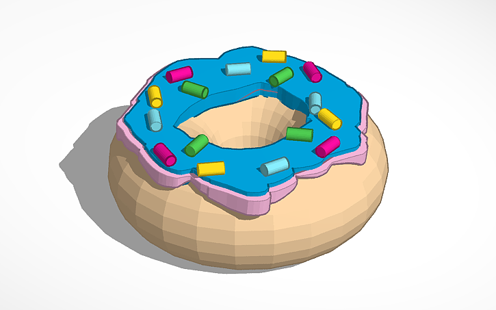 3D design Donut - Tinkercad