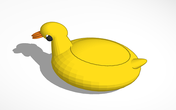 3d Design Duck Tinkercad