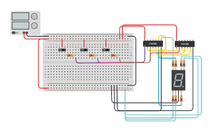 Circuit design Grupo 2-Projeto Final-Fundamentos de Eletrônica Simplificado - Tinkercad