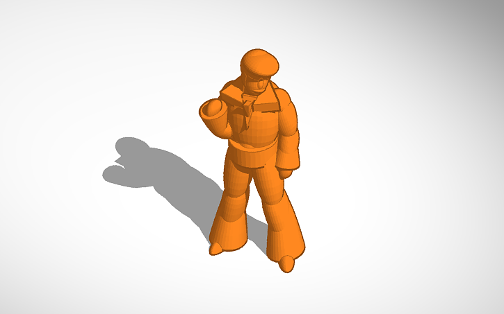 3D design Donald trump - Tinkercad