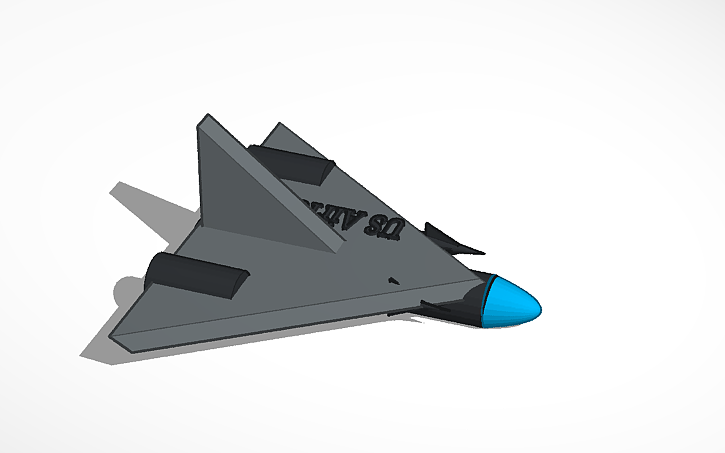 3D design air force fighter jet | Tinkercad