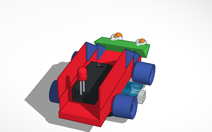 3D design Cleaning robot - Tinkercad