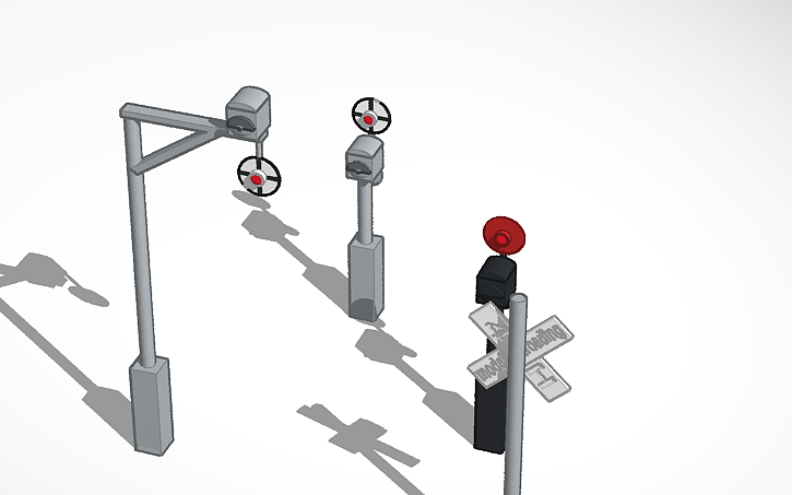 3D design Railroad Crossing Wig Wag | Tinkercad