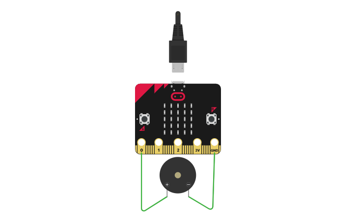 Circuit design Microbit Songs - Tinkercad