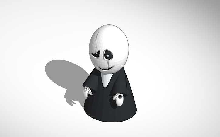 3D design W. D 가스터(UNDERTALE: W. D GASTER) - Tinkercad