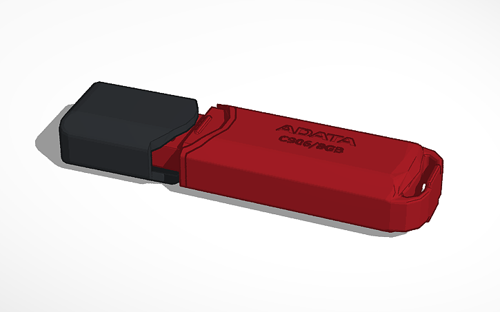 3D design USB - Tinkercad