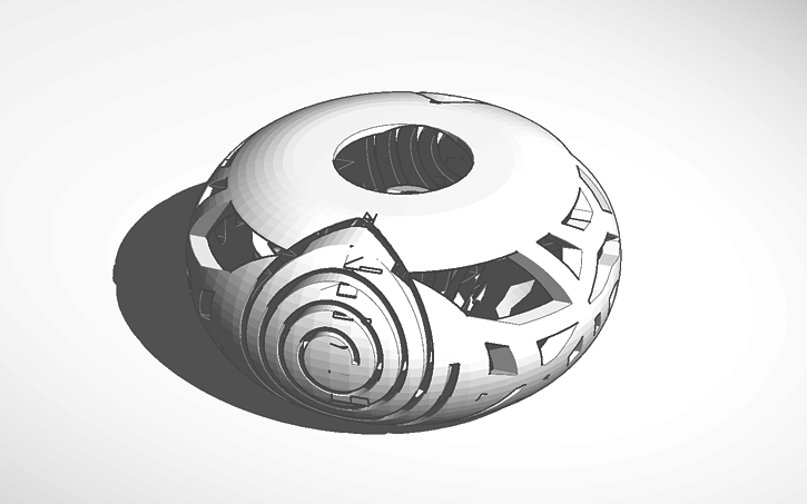 3d Design Voronoi Sphere Dice Tinkercad