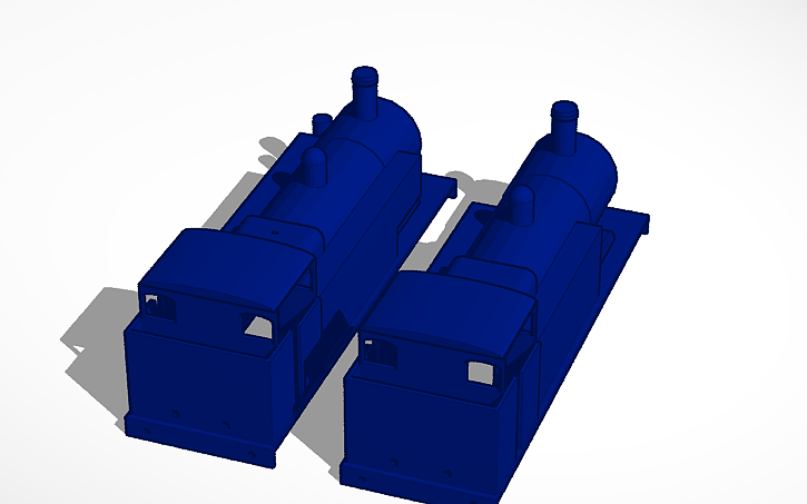 3D design Thomas the Tank Engine - Tinkercad