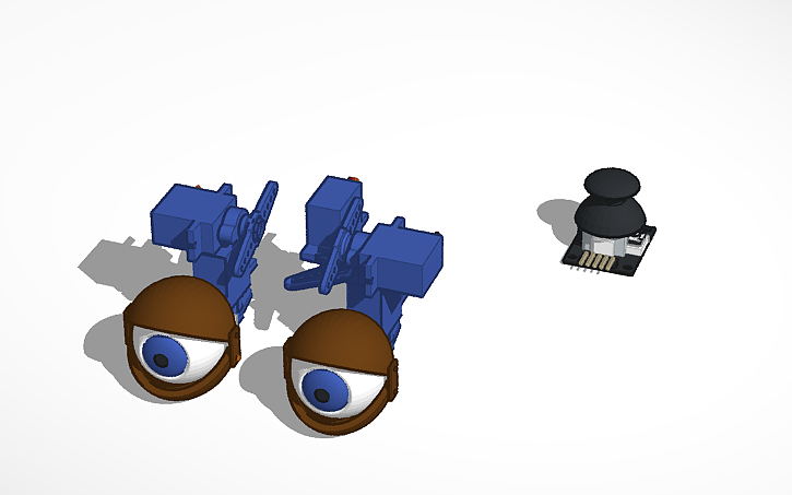 3D design animatronic test 1 - Tinkercad