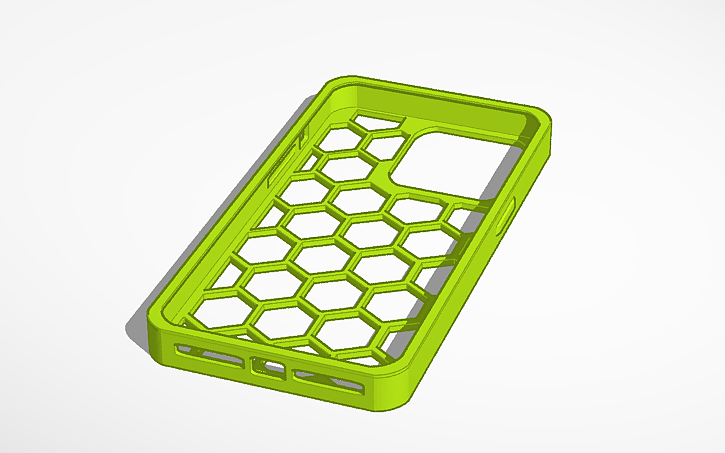 3D design Phone Case Model from Chapter 20 - Tinkercad